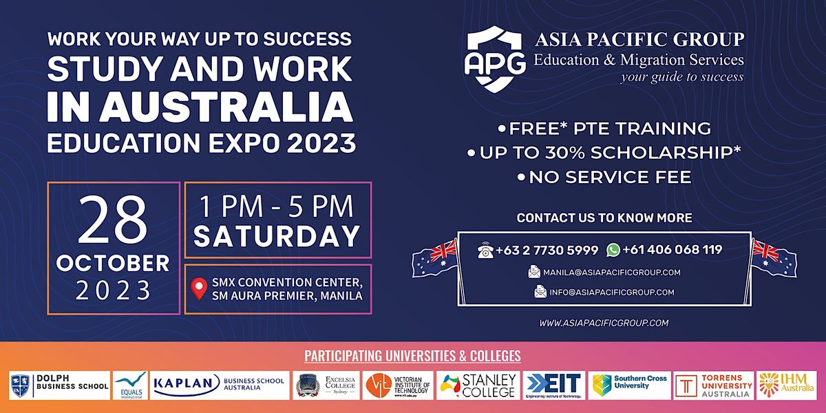 APG Education Expo 2023 - Manila, SMX Convention Center Aura, Taguig ...