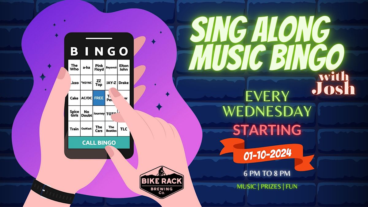 Sing Along Music Bingo with Josh, Bike Rack Brewing Co. - 8th St ...
