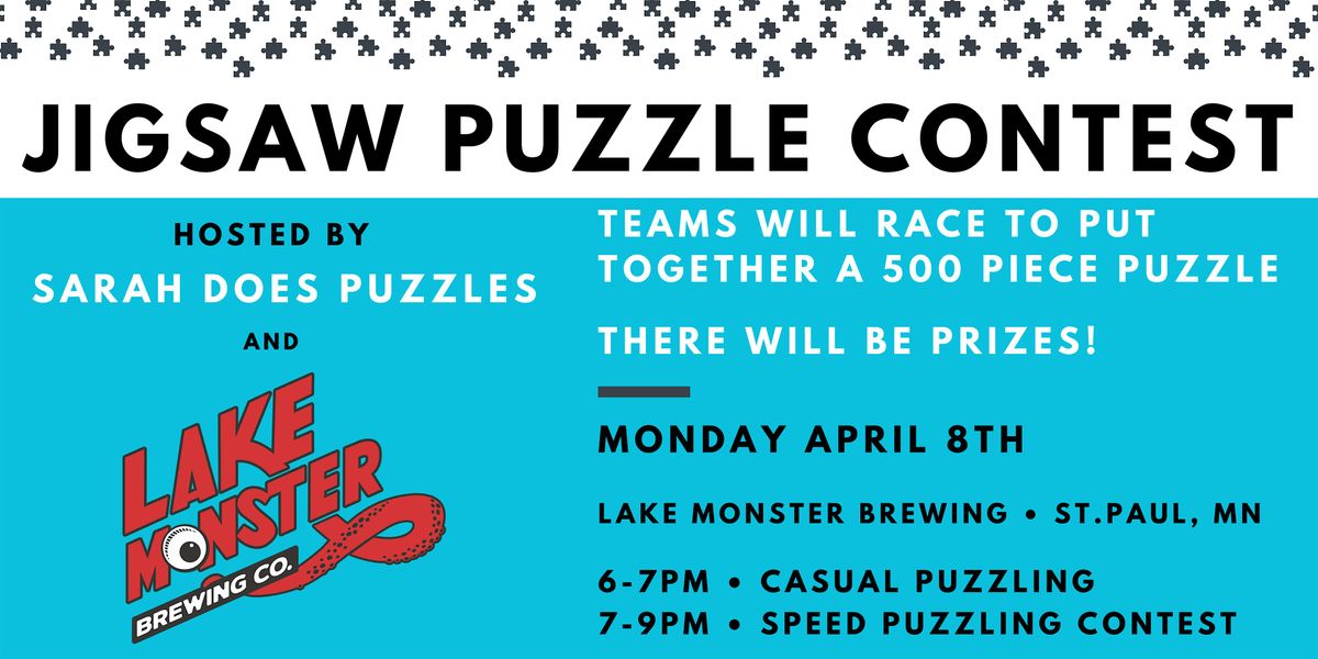 Lake Monster Brewing Jigsaw Puzzle Contest, Lake Monster Brewing ...