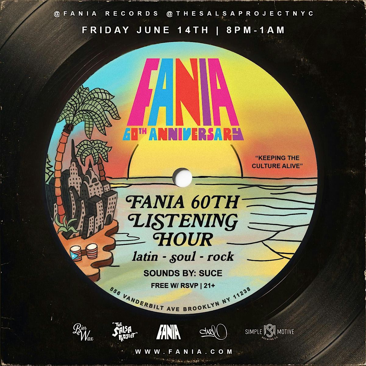 6/14: Fania 60th Listening Hour, BierWax, Brooklyn, 14 June to 15 June ...