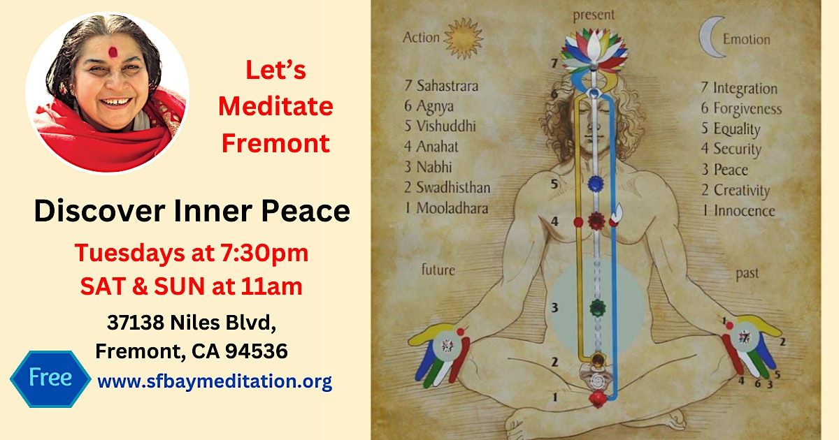 In-person : Free Guided Meditation Session in Fremont, CA, Sahaja Yoga ...
