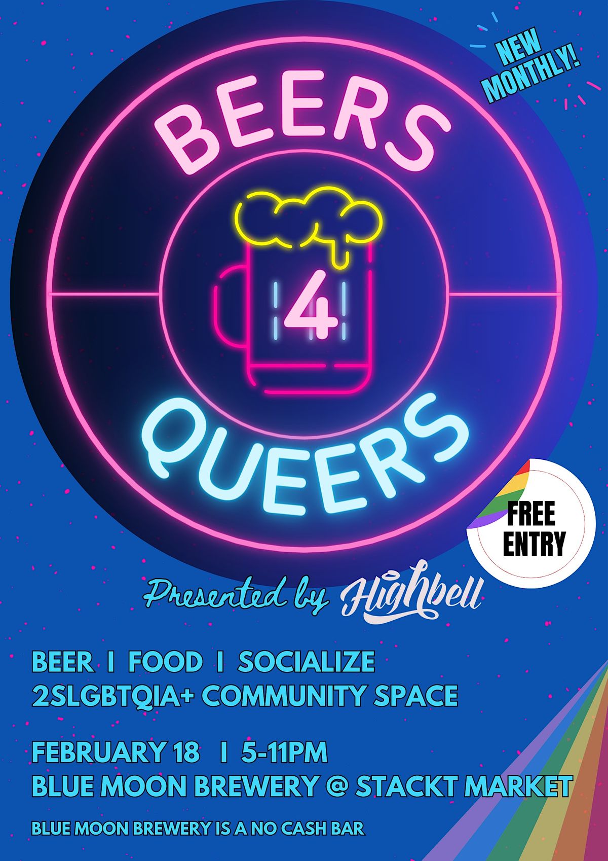 Beers for Queers, STACKT market - BLUE MOON BREWERY, Toronto, 18 ...