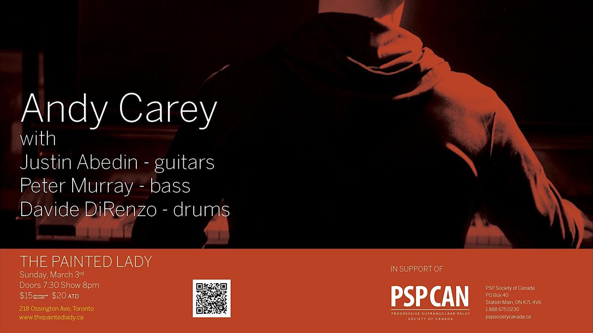 Andy Carey Concert, The Painted Lady, Toronto, 3 March 2024 | AllEvents