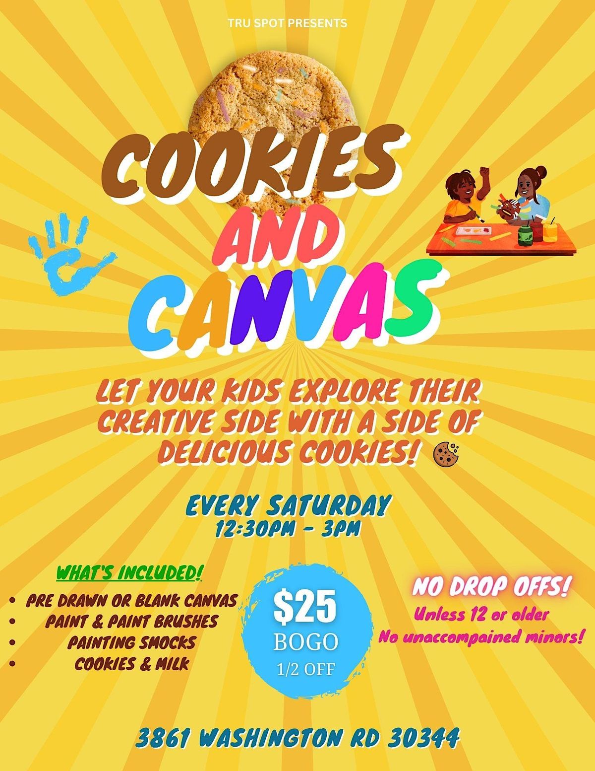 COOKIES & CANVAS FOR KIDS *LITTLE MERMAID EDITION*, 3861 Washington Rd, East Point, 8 July 2023 ...