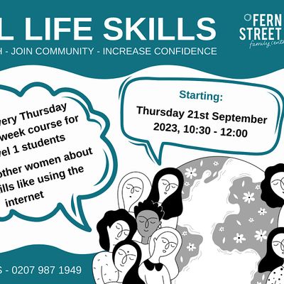ESOL Life Skills, Fern Street Family Centre, London, October 19 2023 ...