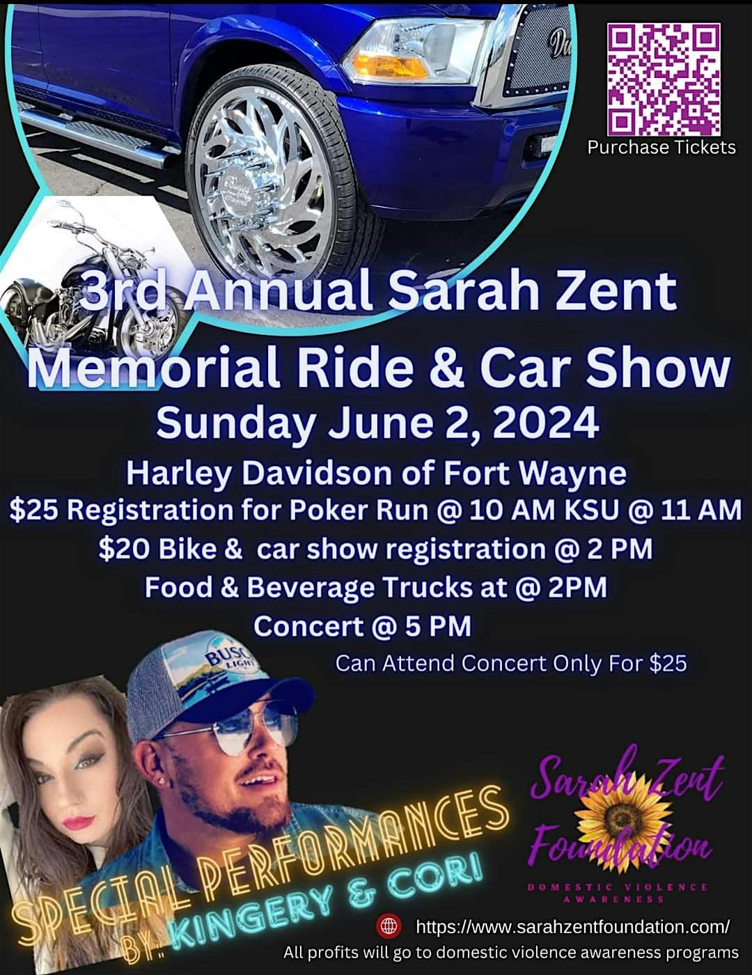 Sarah Zent Foundation Bike&Car Show, Fort Wayne Harley-Davidson ...
