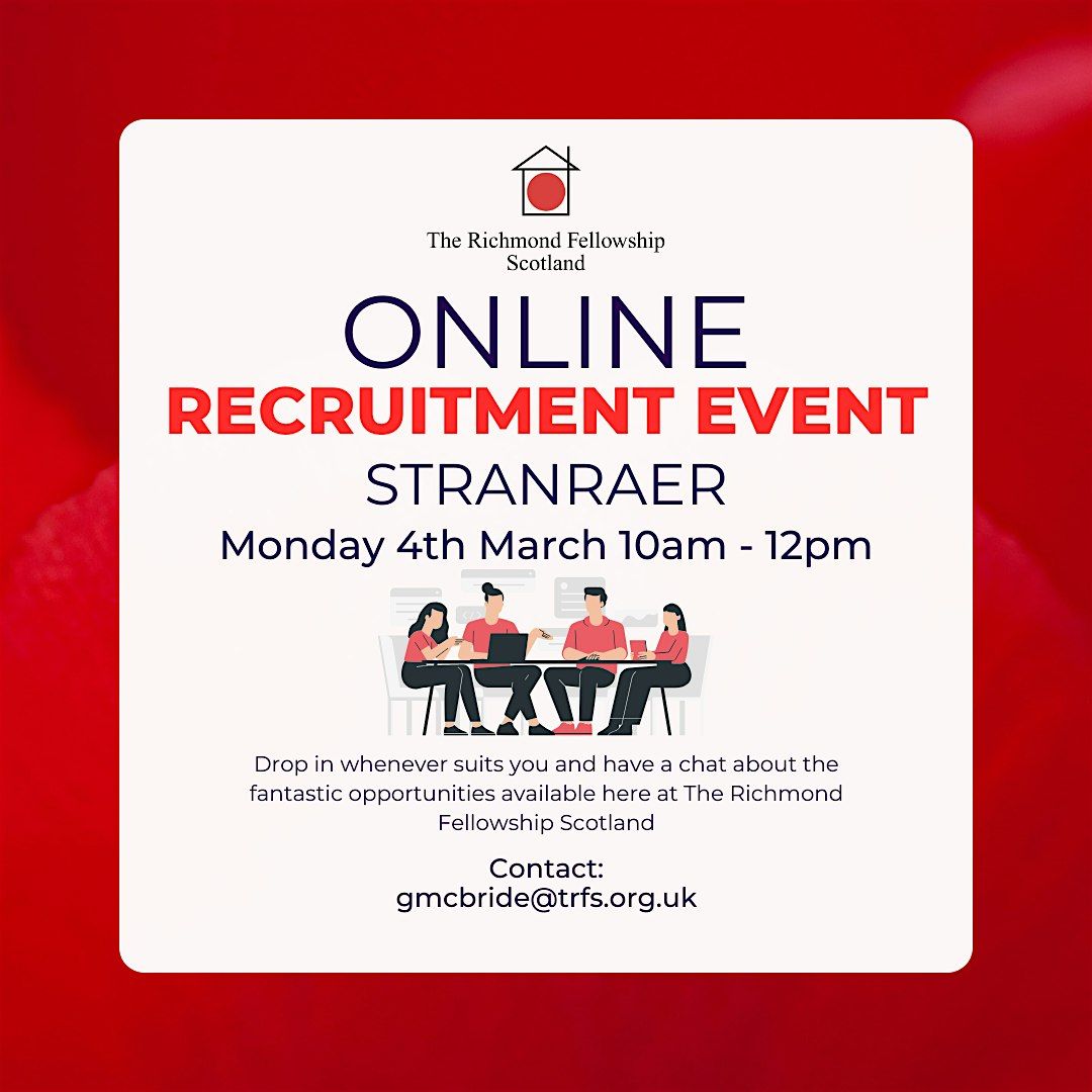 Online Recruitment Event - Stranraer, March 4 2024 | Online Event ...