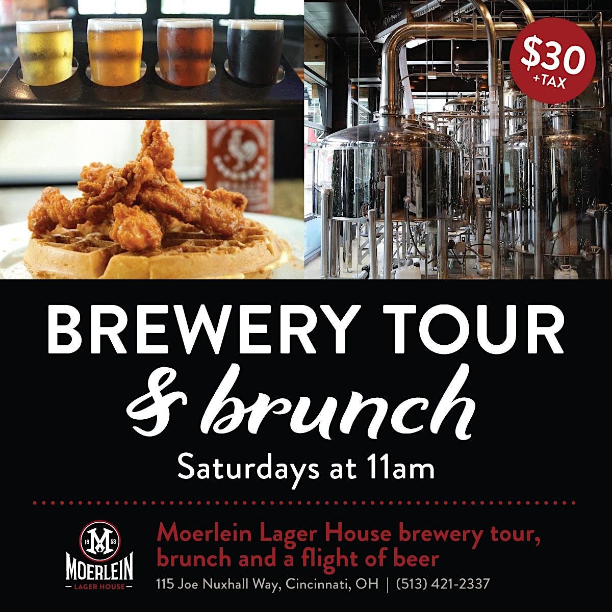 Moerlein Lager House Brewery Tour, Brunch, & Beer Tasting, Moerlein ...