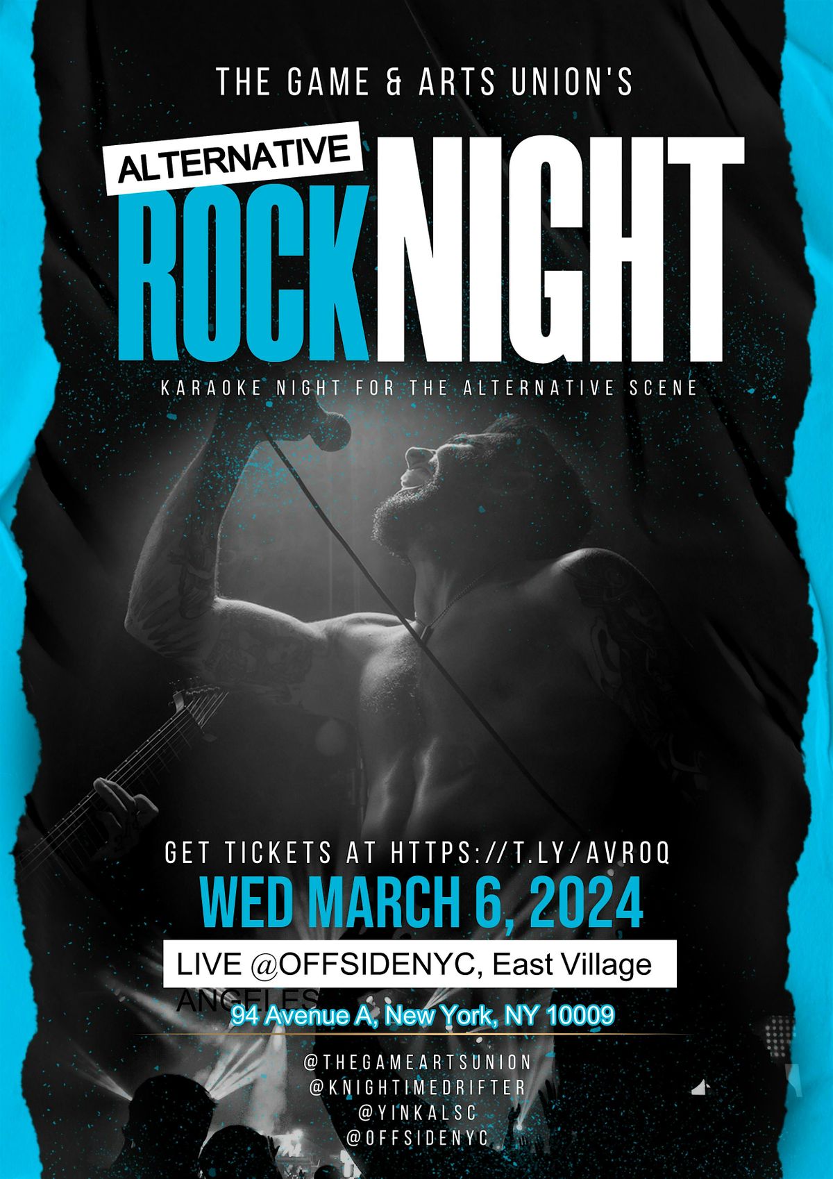 Alternative Rock Karaoke Night & Jackbox Trivia @OffsideNYC, Offside ...