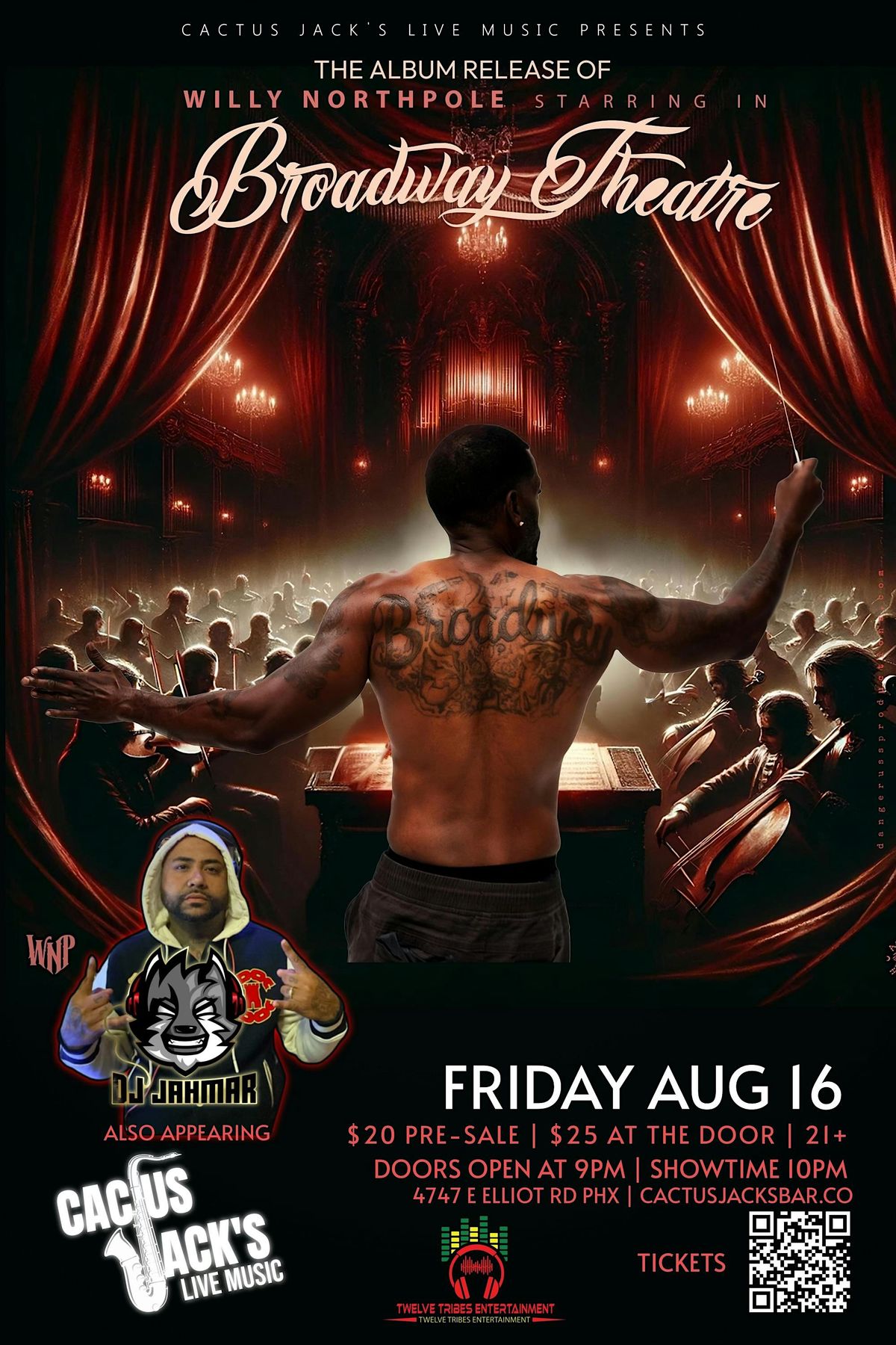 Willy Northpole Official Album Release Party at Cactus Jacks, Cactus ...