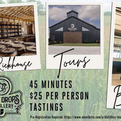 Distillery Tour Experience, Moon Drops Distillery, Fortville, December ...