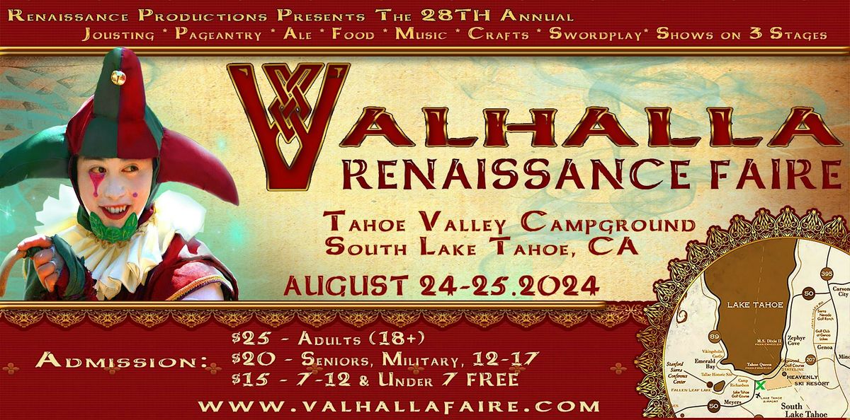 Valhalla Renaissance Faire Returns to South Lake Tahoe at Tahoe Valley ...
