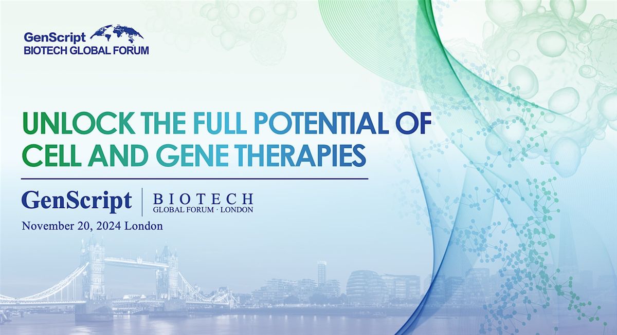 GenScript Biotech Global Forum London 2024, THE NASH ROOM- 116 Pall ...