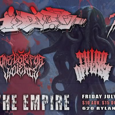 Bringing The Violence to The Empire in Reno - Hardcore & Deathcore, 620 Ryland St, Reno, 12 July ...