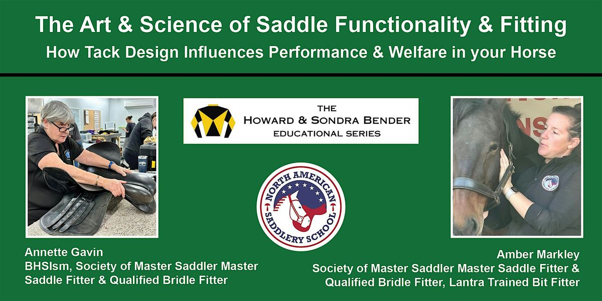 The Art & Science of Saddle Functionality & Fitting, Maryland Horse ...