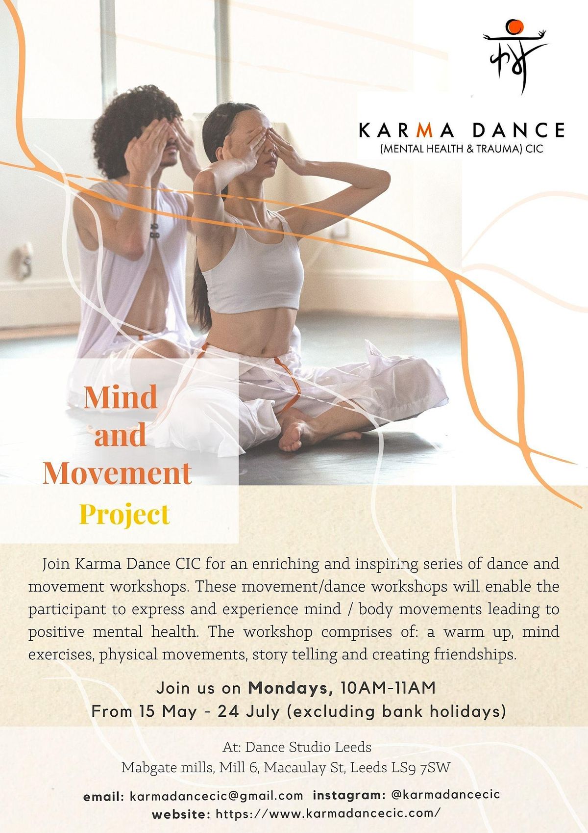 Mind and Movement Project, The Dance Studio Leeds, 15 May to 24 July ...