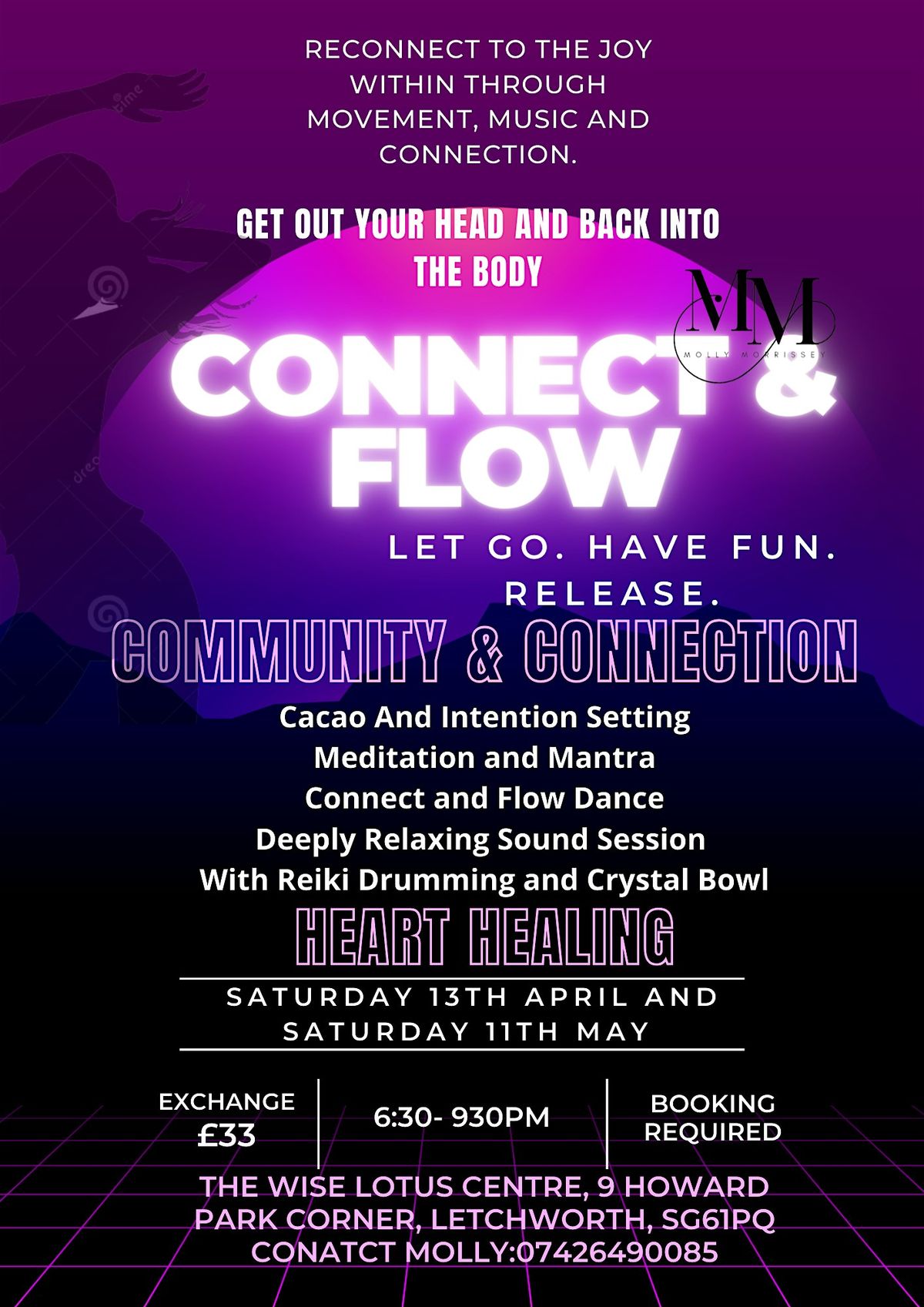 Connect and Flow, Free Movement, Cacao, Reiki, Sound Healing,, The Wise ...
