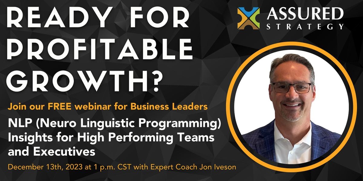 Free Webinar: NLP (Neuro Linguistic Programming) for High Performing ...
