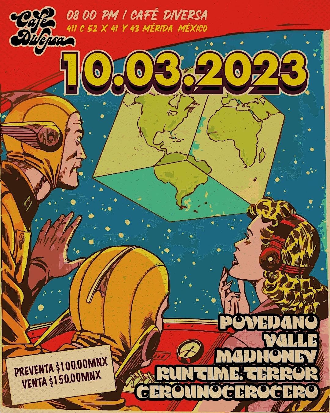 POVEDANO/VALLE/MADHONEY/CEROUNOCEROCERO/RUNTIME.TERROR, Café Diversa ...