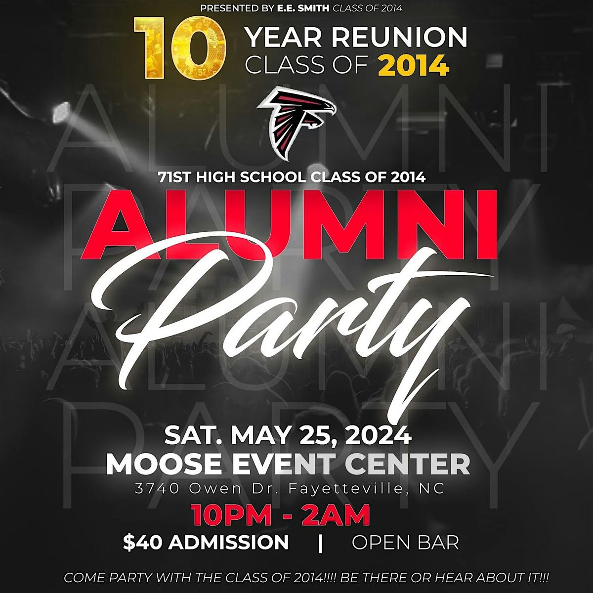 CCS Class of 2014 Alumni Party - 71st, The Moose Event Center ...