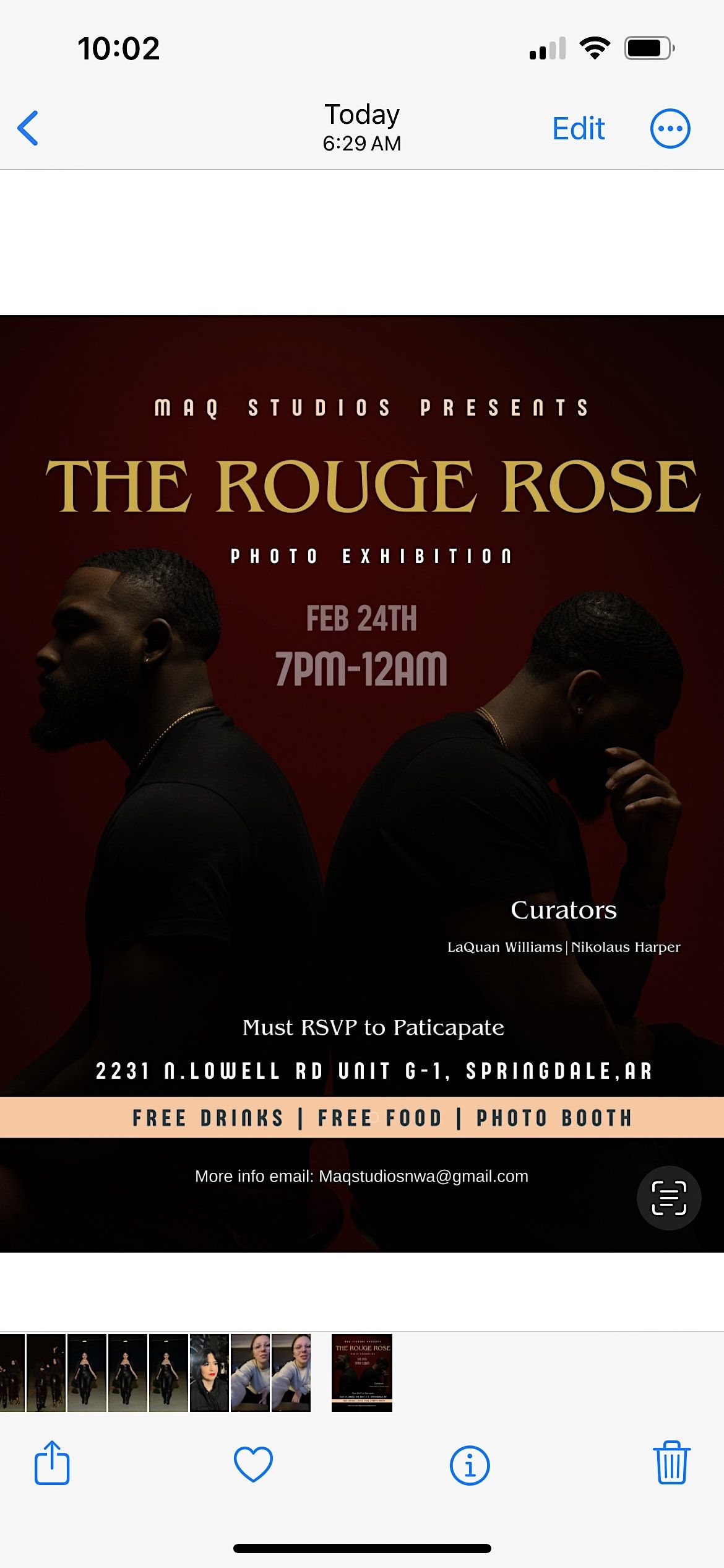 The Rouge Rose: A Photo Exhibition, 2231 Lowell Rd Suite G1, Springdale, 24 February to 25 ...