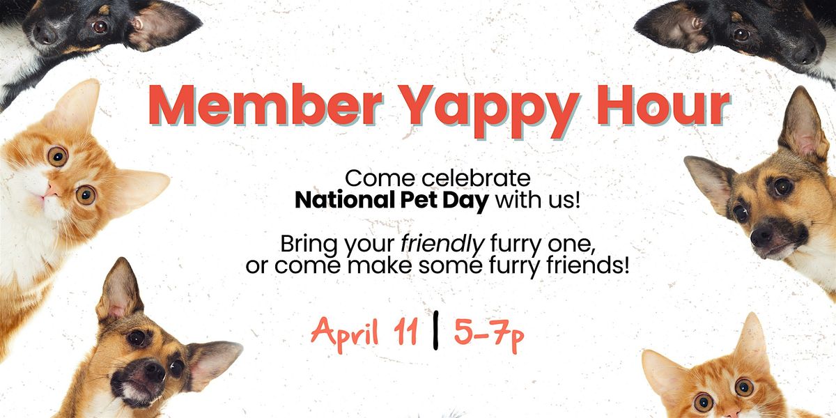 Member Yappy Hour, Impact Hub Baltimore, 11 April 2024 | AllEvents.in