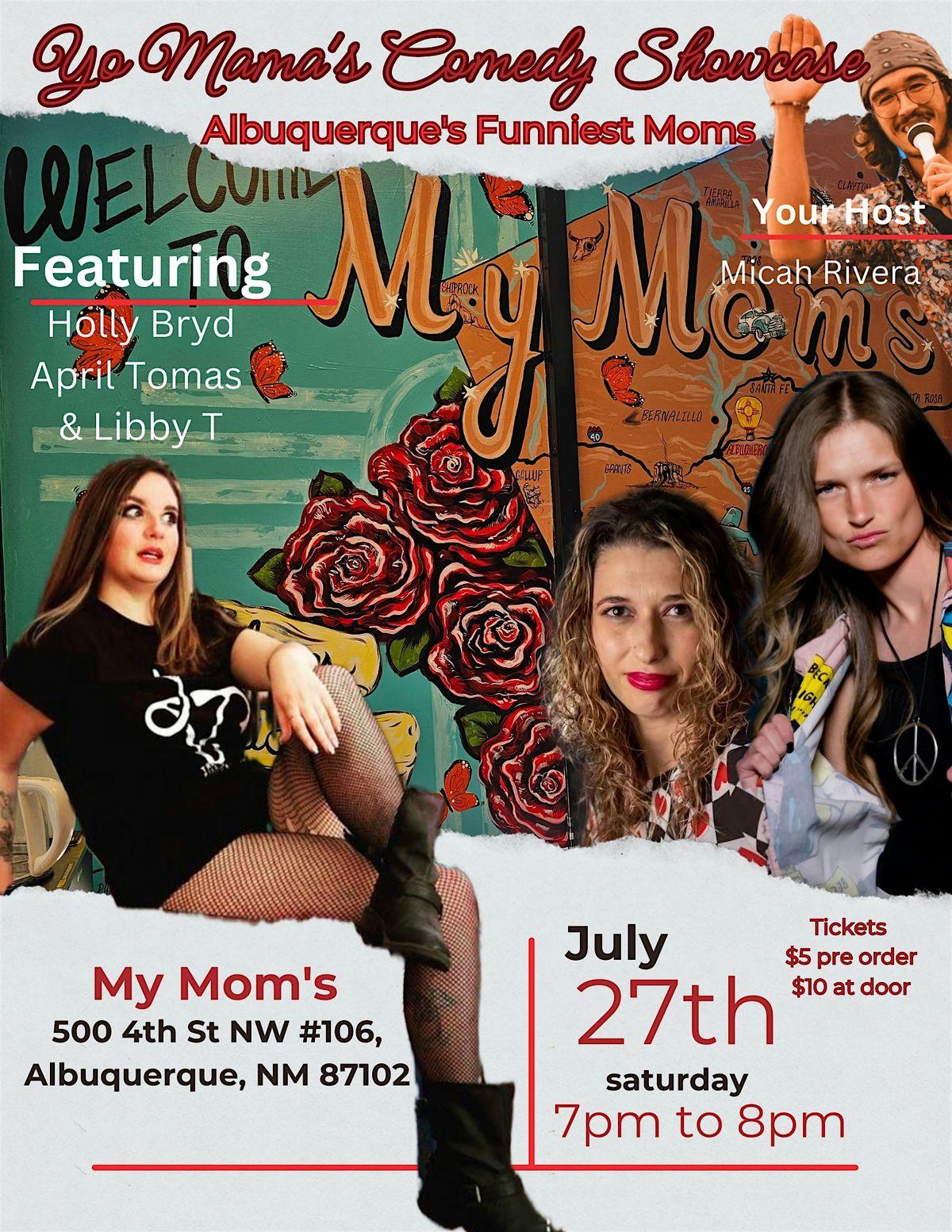 Yo Mamas Comedy Showcase, My Moms, Albuquerque, 27 July 2024 | AllEvents