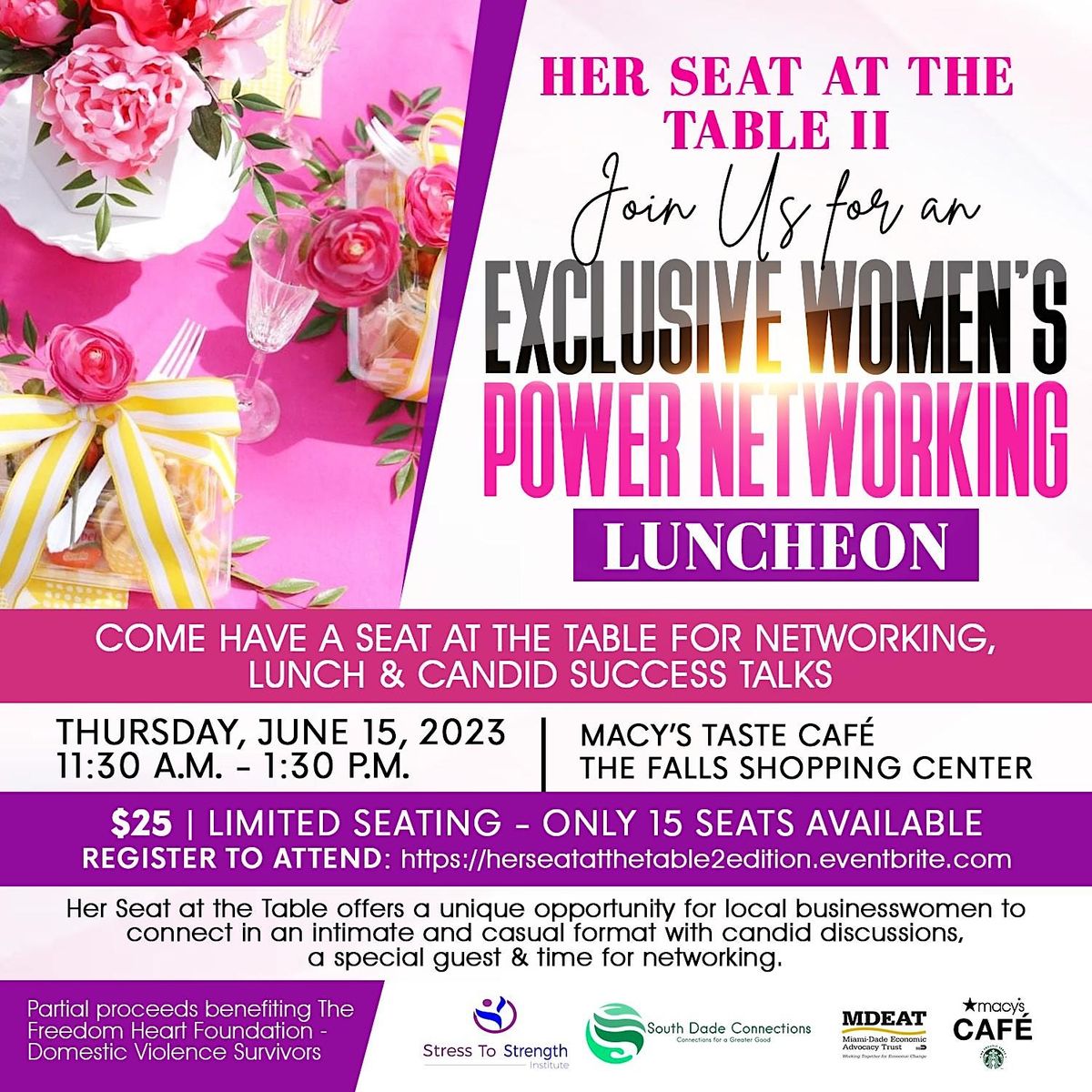 Her Seat at the Table II, Macy's, Miami, 15 June 2023 | AllEvents.in