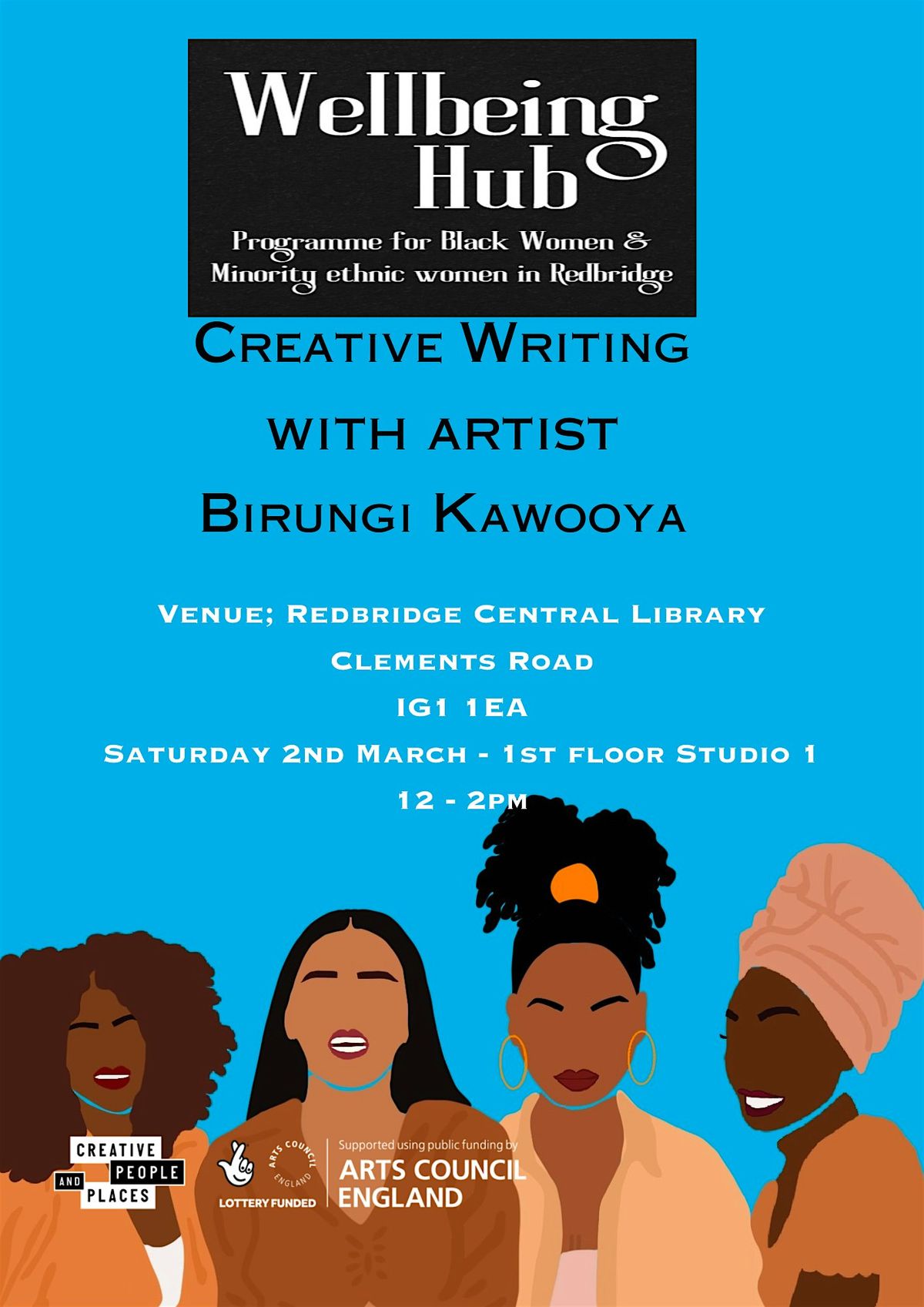 Wellbeing Hub Creative Writing Redbridge Central Library 1st Floor wellbeing-hub-creative-writing-redbridge-central-library-1st-floor