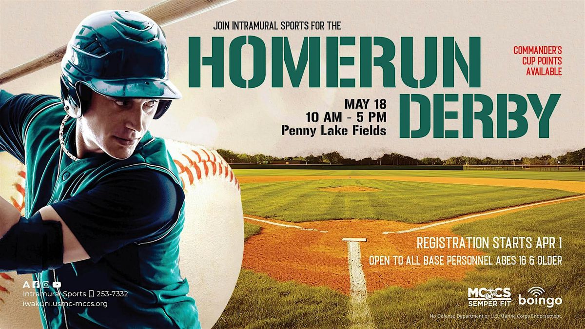 Intramural Sports Homerun Derby, Penny Lake Fields, Iwakuni-shi, 11 May ...