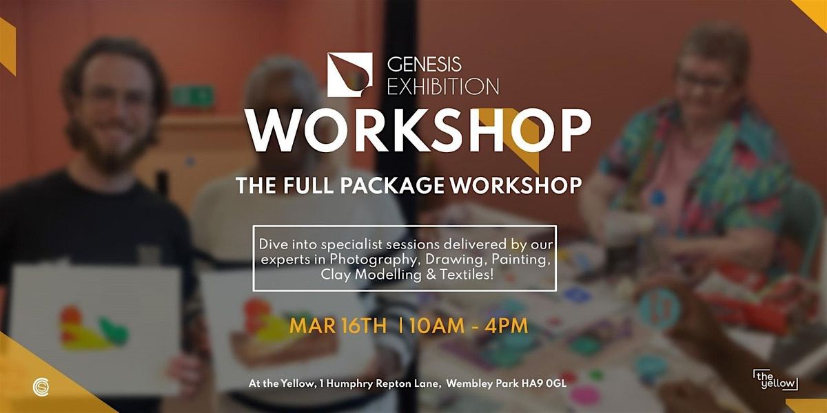 Genesis Exhibition Workshop, The Yellow, Wembley Park, 16 March 2024 ...