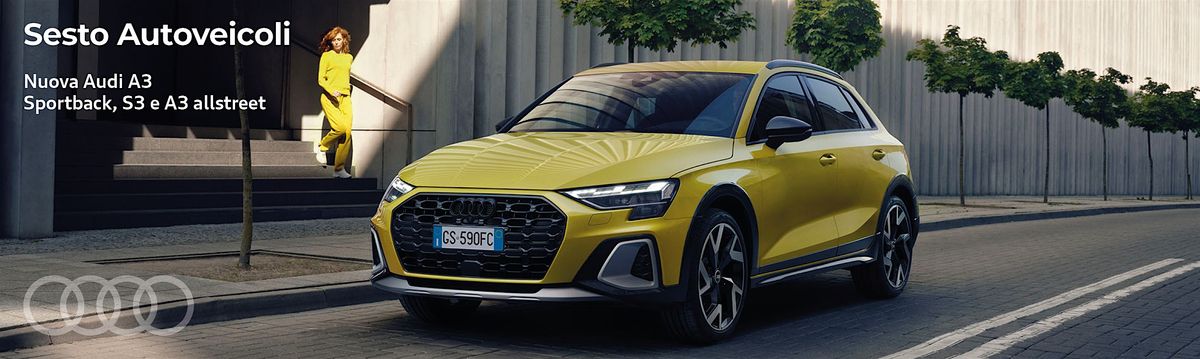 Audi Sesto Autoveicoli | Nuova Audi A3 e A3 allstreet, Audi | Sesto Autoveicoli, Sesto San ...