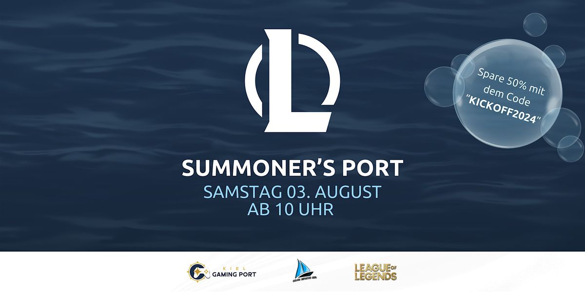 Summoner’s Port, Kiel Gaming Port, 3 August 2024 | AllEvents.in