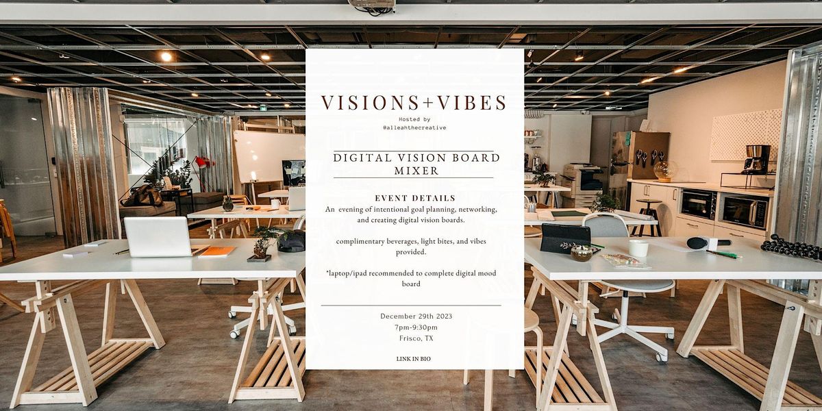 Creative Digital Vision Board Mixer, Makers Gym, Frisco, 29 December ...