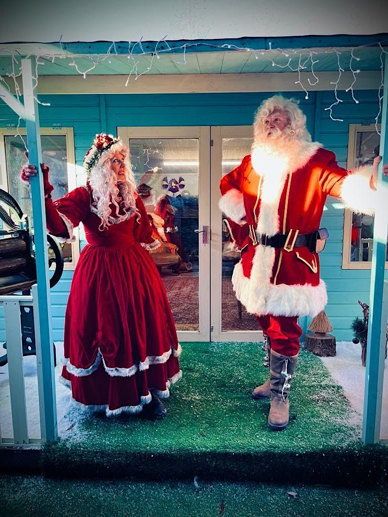 Visit Santa and Mrs Claus at Santas Fields North Pole Grotto Experience ...