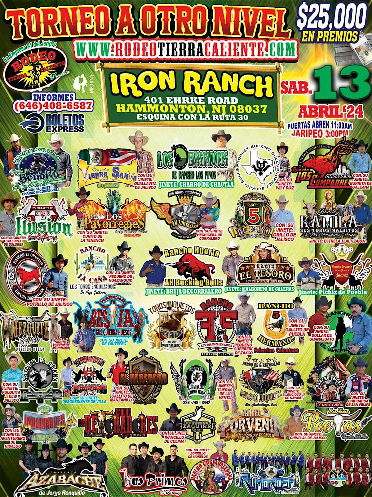 TORNEO A OTRO NIVEL 2024 SABADO, IRON RANCH 'PLAZA TECHADA", HAMMONTON ...