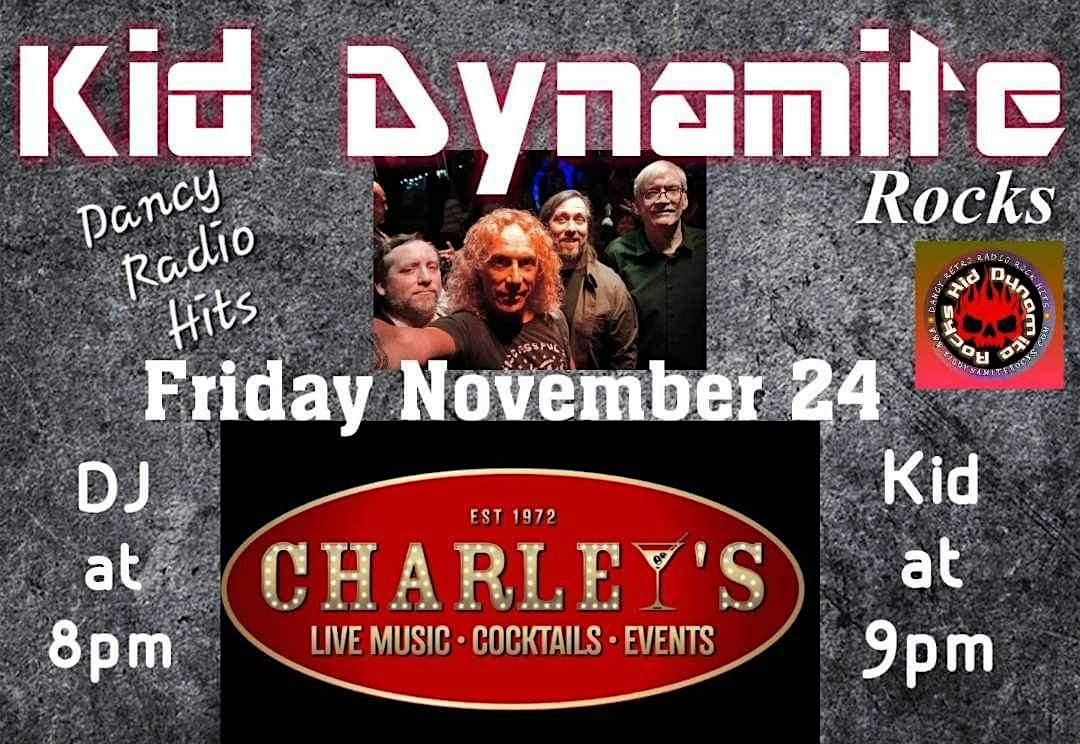 BLACK-OUT FRIDAY with live band Kid Dynamite Rocks plus a DJ Dance ...