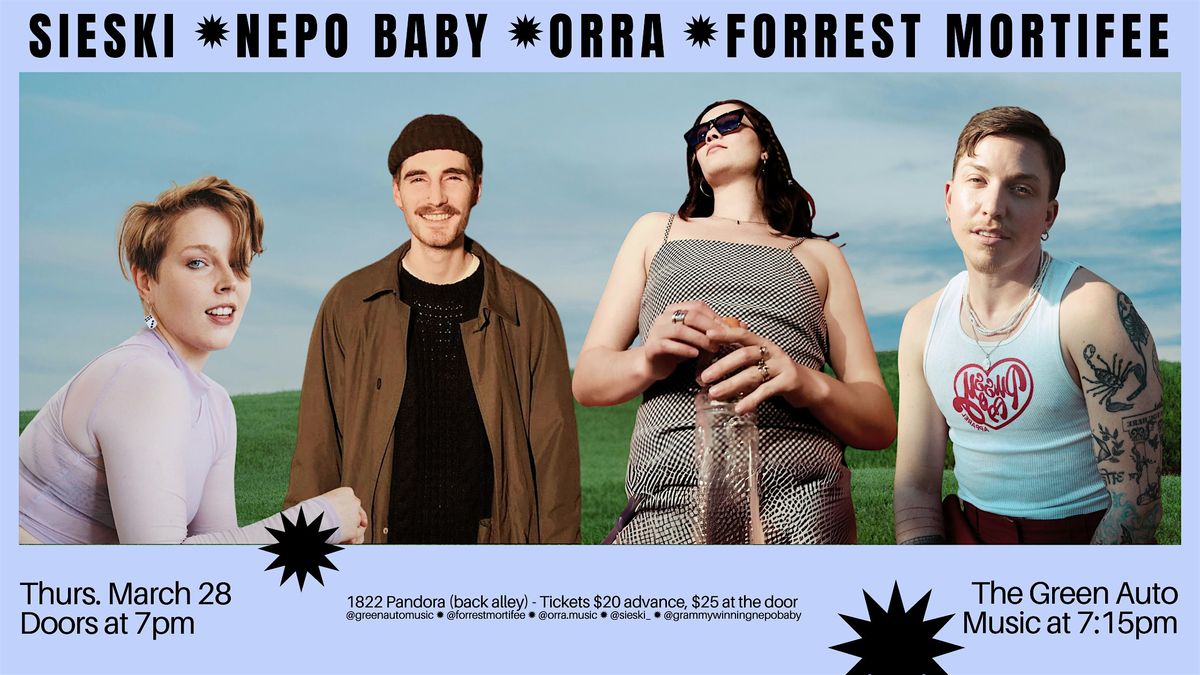 SIESKI, ORRA, Nepo Baby, Forrest Mortifee, Green Auto Body, Vancouver ...