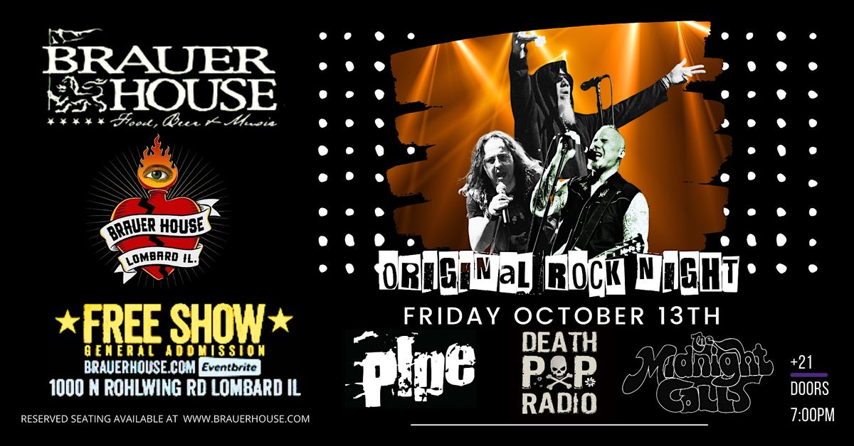 FREE Friday the 13th Rock Show: Pipe, Death Pop Radio & The Midnight ...