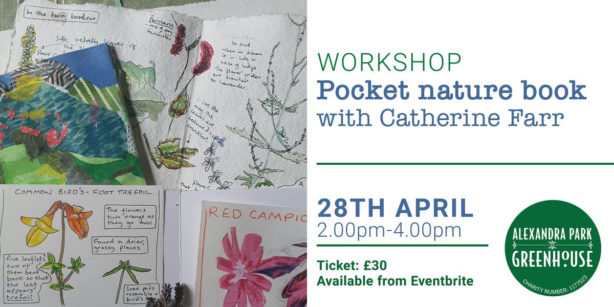 WORKSHOP: Pocket nature book with Catherine Farr, Alexandra Park ...