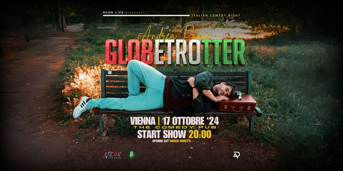 Globetrotter di Andrea Paone | Italian Comedy Night, The Comedy Pub ...