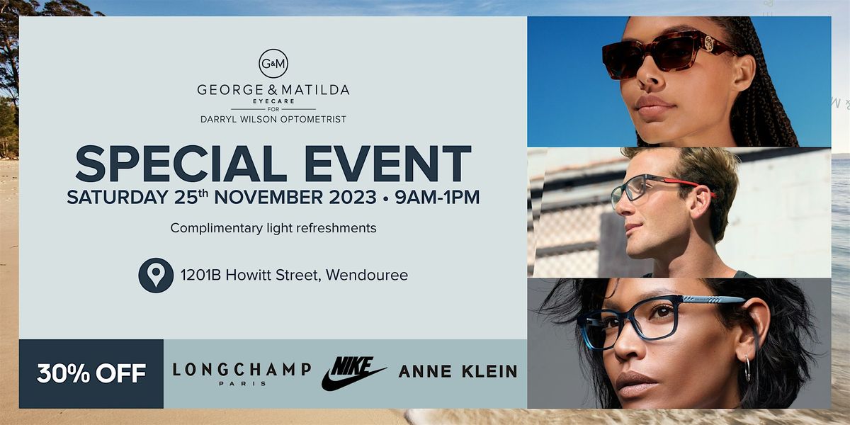 Anne Klein, Longchamp & Nike Eyewear VIP Event, George & Matilda ...