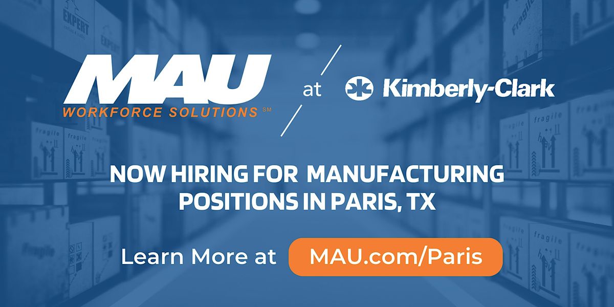 Start Your New Career with MAU | Walk-ins Every Week, NE Texas ...