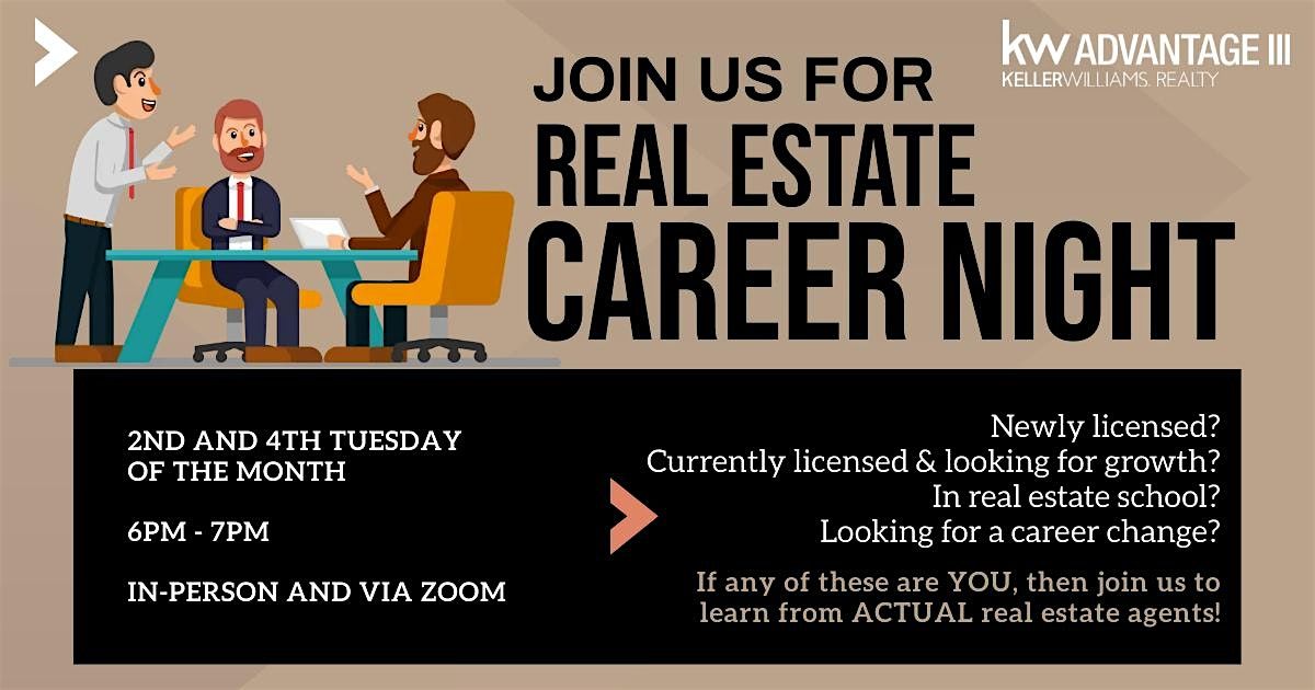 REAL ESTATE CAREER NIGHT (HYBRID), Keller Williams Realty - Lake Nona ...