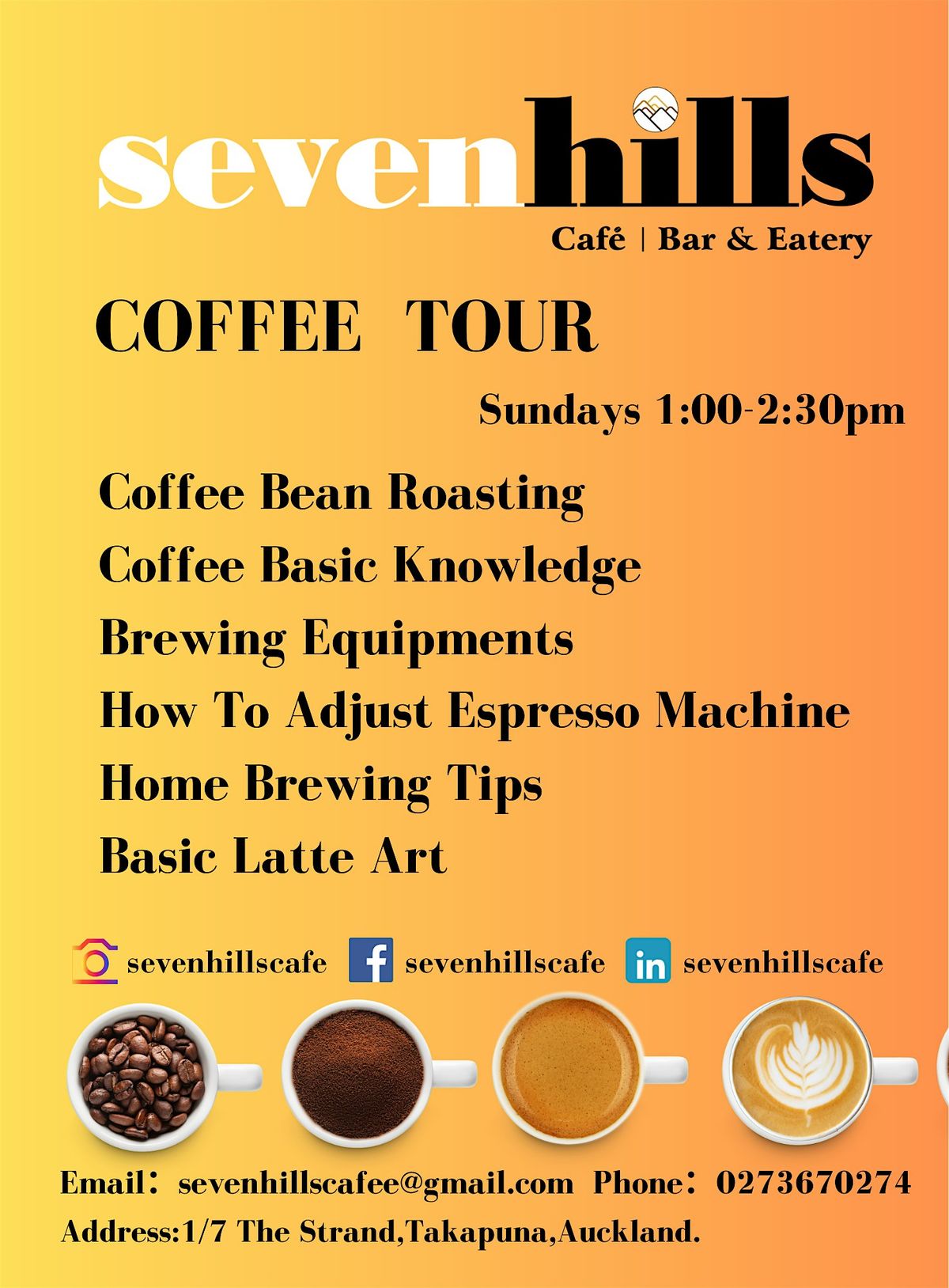 Coffee Journey: From Bean to Brew, Seven Hills Cafe, Restaurant and Bar ...