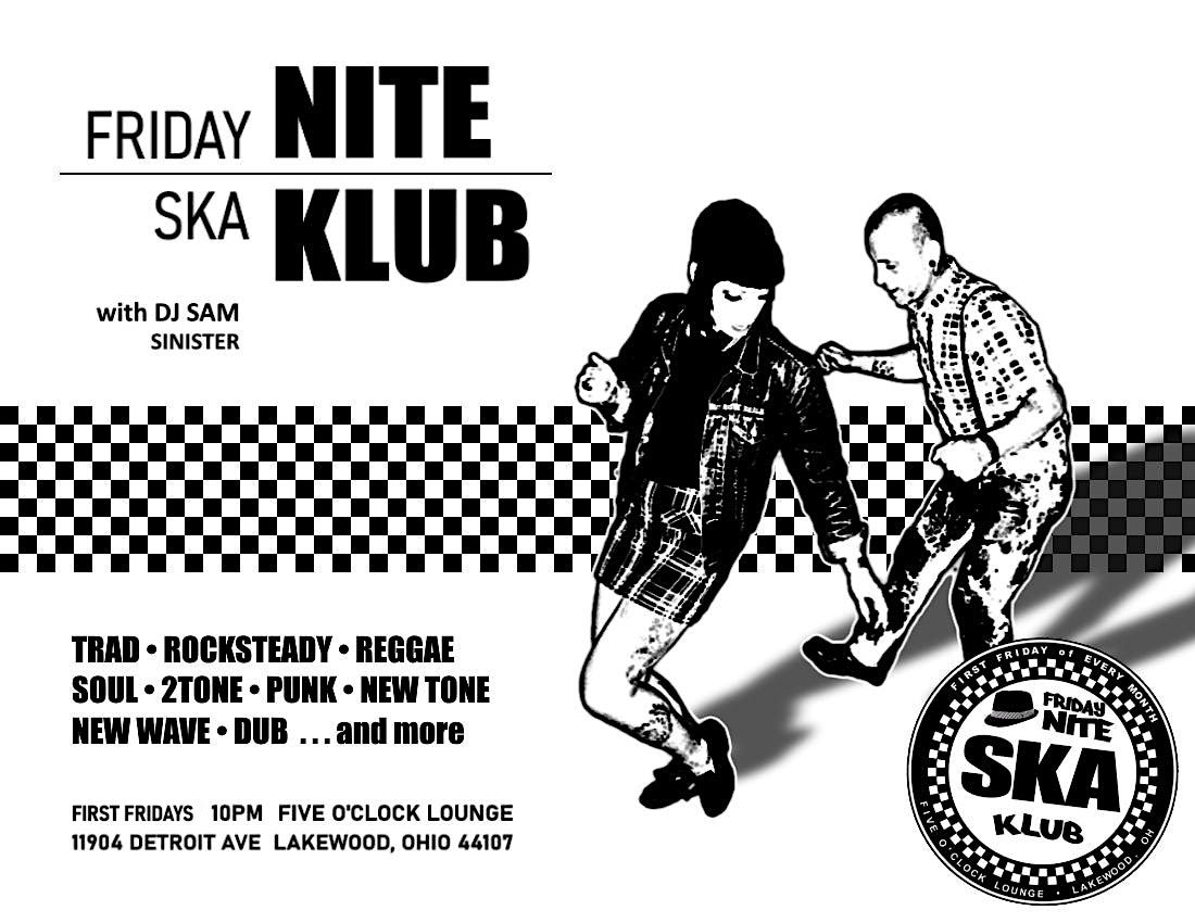 Friday Nite Ska Klub, Five O'Clock Lounge, Lakewood, 1 December to 2 ... Friday Nite Ska Klub, Five O'Clock Lounge, Lakewood, 1 December to 2 ...