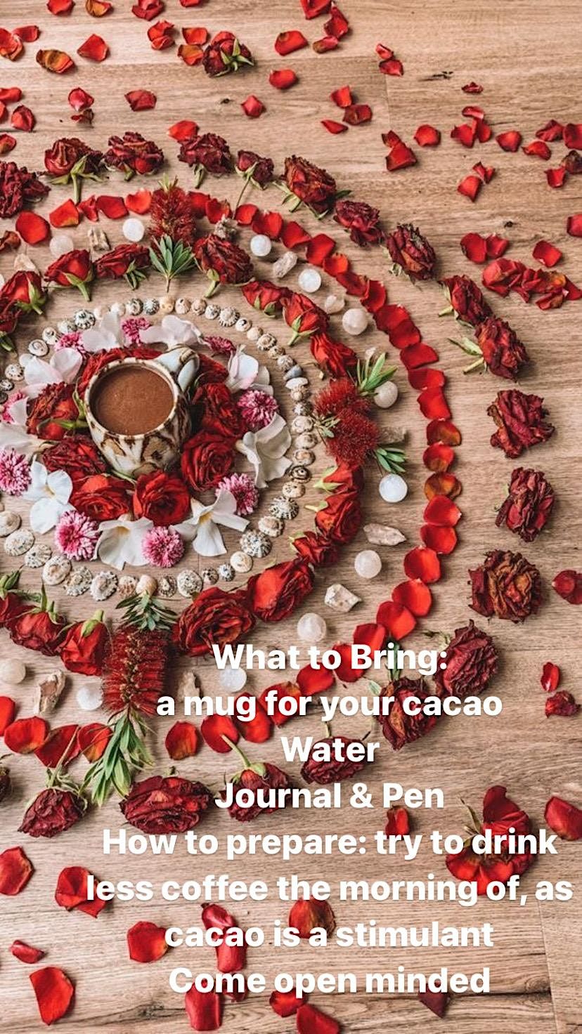 Cacao Circle, reset. Wellness Collective, Abbotsford, 15 October 2023 ...