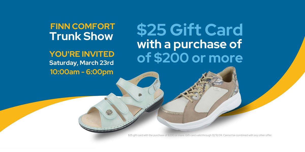 Happy Feet Plus Ft. Myers Finn Comfort Trunk Show, Happy Feet Plus - Ft ...