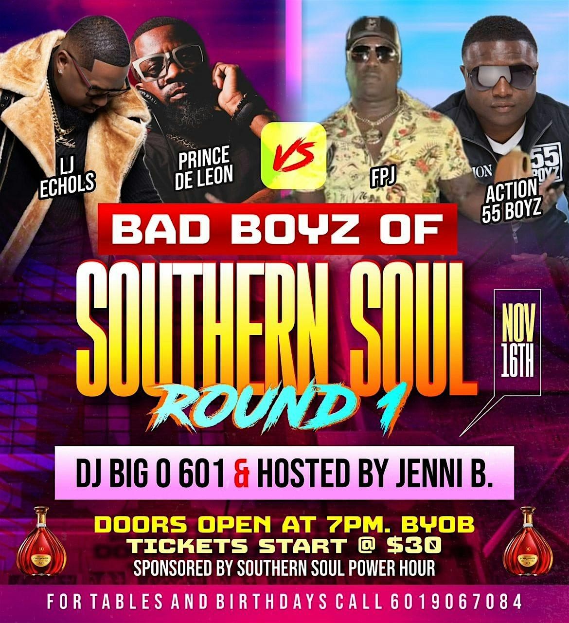 Bad Boyz of Southern Soul Round 1, Kandy Factory Event Center, Crystal ...
