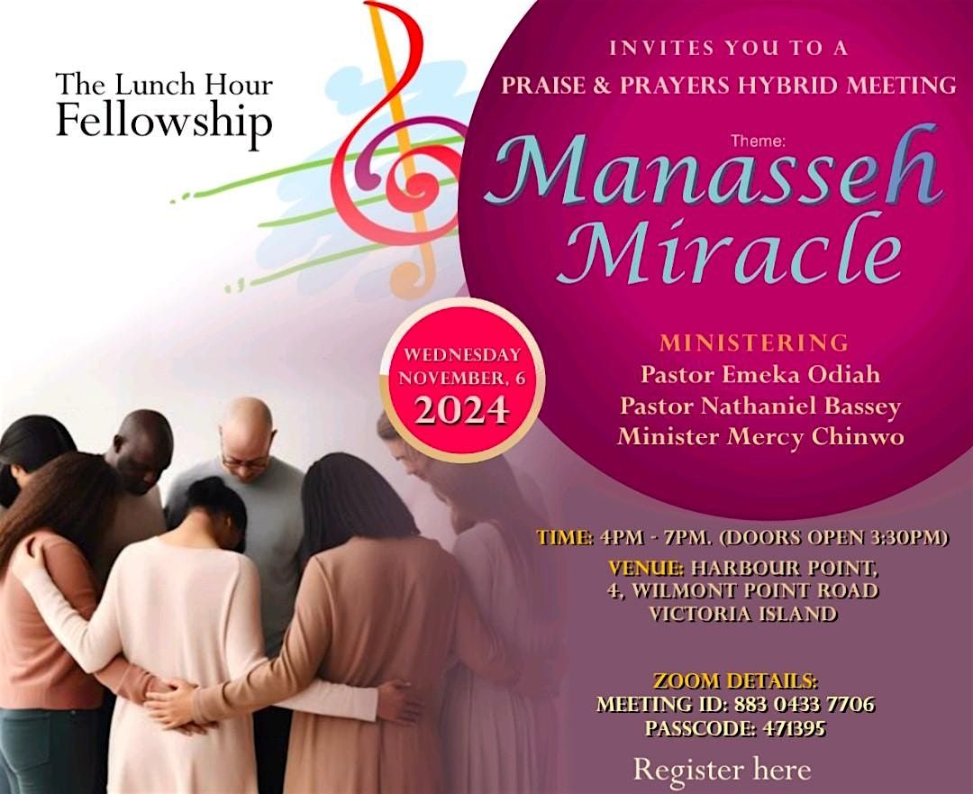 THE LUNCH HOUR FELLOWSHIP || THEME: MANASSEH MIRACLES, Harbour Point, Lagos, 6 November 2024 ...